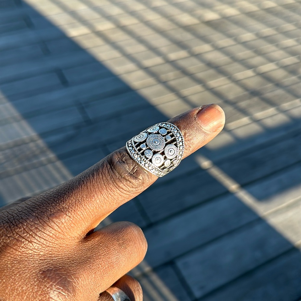 Traditional African Symbolism Ring - Gem